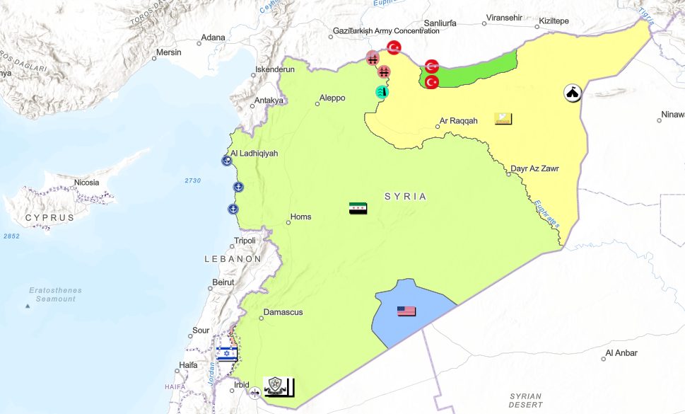 Interactive Map: The Syrian Arena | INSS
