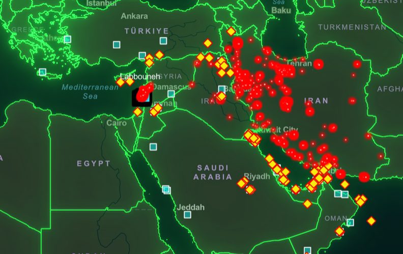 Interactive Live Map: Operation Roaring Lion (Epic Fury) in Iran | INSS